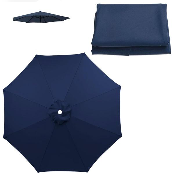 商品名:  Generic 6.6ft 8ft 9ft Patio Umbrella Canopy, UV Protective Replacement Fabric Cover (Navy Blue, 2.7m/9ft-6 ribs)ブラ...