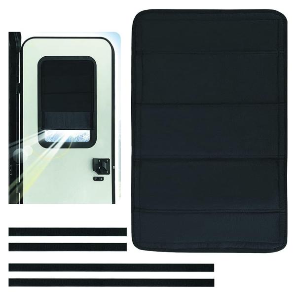 商品名: Yesinaly RVドアウィンドウシェード - 25 x 16インチ 磁気ウィンドウカバー プライバシー保護または遮光用 折りたたみ式穴のないデザイン RVウィンドウカバー Yesinaly RV Door Window Sha...