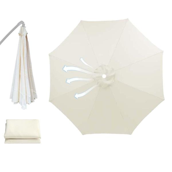 商品名:  Replacement Top Cover for Patio Umbrella Parasol Canopy Top 6.5FT 9FT 10FT Outdoor Patio Umbrella Canopy 30+UV Pro...