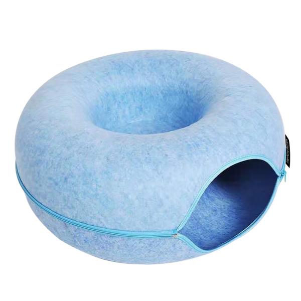 商品名:  Tunnel nest, Donut nest, Fun Ventilation Peephole, Detachable Zipper cat Bed, Felt Washable, All Season Universal ...