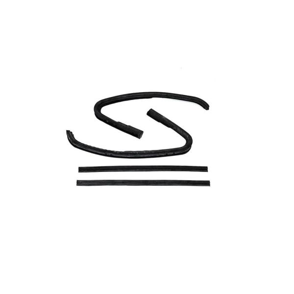 商品名:  Mechanics Choice Set for Chevrolet Fullsize Pickup (1964-1966) Vent Window Glass Seal Kit Vertical/Front Run - Dri...