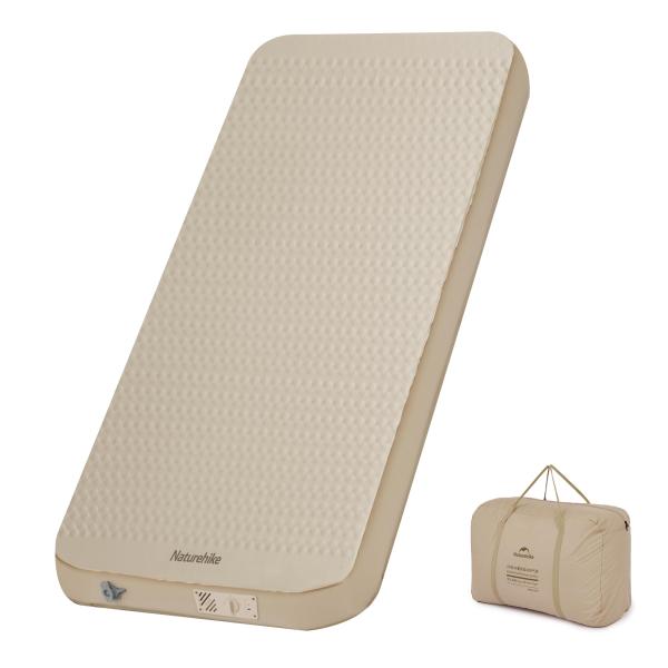 商品名: Naturehike (ネイチャーハイク) 厚さ4.72インチ セルフインフレータブルスリーピングパッド 軽量フォームと電動ポンプ付き 45秒 高速インフレータブルツインマットレス キャンプ アウトドア 車 自宅 ISPO受賞プロ...