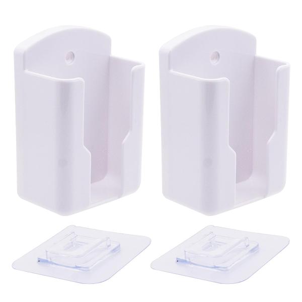 商品名:  RUIAN 2Pcs Fashion Remote Control Holders Self Adhesive Wall Mount Air Conditioner Media Storage Racks Organizers,...