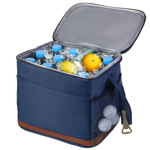 商品名: RunNico(ランニコ) 漏れ防止 ゴルフカート 冷却 栓抜き付き 容量24缶 折りたたみ式クーラーバッグ 断熱アイスクーラー ゴルファーカート ドリンク ピクニック ビーチ用 RunNico Leakproof Golf Ca...