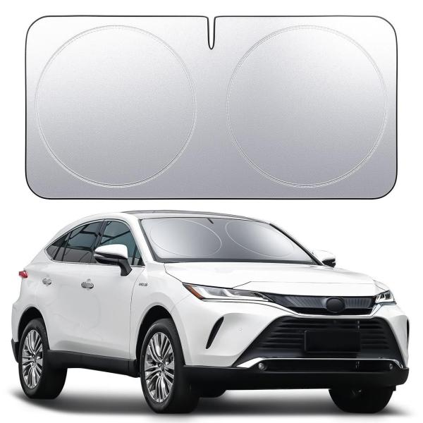 商品名:  Lamicall Car Windshield Sun Shade - [4 Layers Nano Coating][Light and Thin] Foldable Front Window Sunshade, UV Blo...