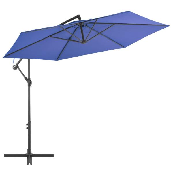 商品名:  YUOTYRKTEJRSG table umbrella outdoor patio,patio table umbrella,Cantilever Umbrella with Aluminum Pole 118.1" Blue...