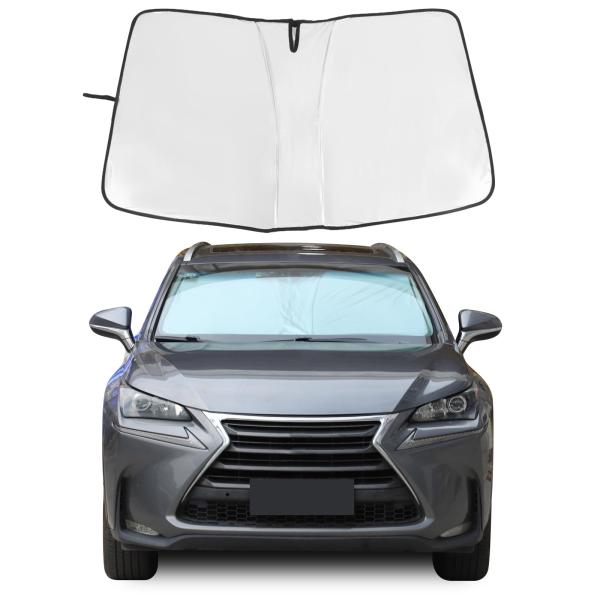 商品名: HIRUFAIT フロントガラスサンシェード レクサス NX 2015 2016 2017 2018 2019 2020 2021用 フロントウィンドウサンバイザープロテクター 折りたたみ式車用反射ブロック 紫外線と熱。 HIRU...