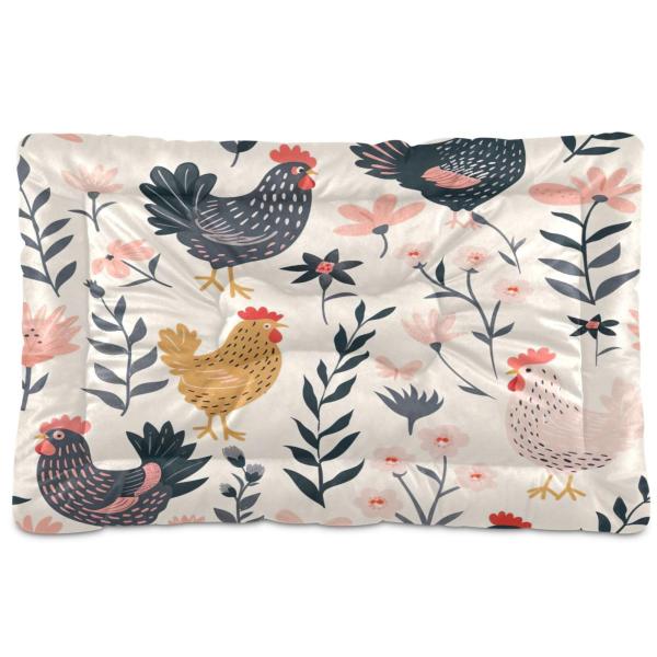 商品名:  Qilmy Chicken Dog Bed Cat Bed Pet Crate Mattress Non-Slip Soft Pet Dog and Cat Bed Mat Washable Kennel Pad,18 x 24...