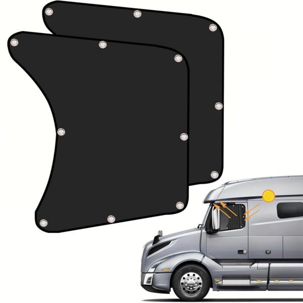 商品名:  Generic 2pcs Truck Mesh Side Window Shade, Semi Truck Accessories Interior, UV Protection, Easy Install, Blackブランド...