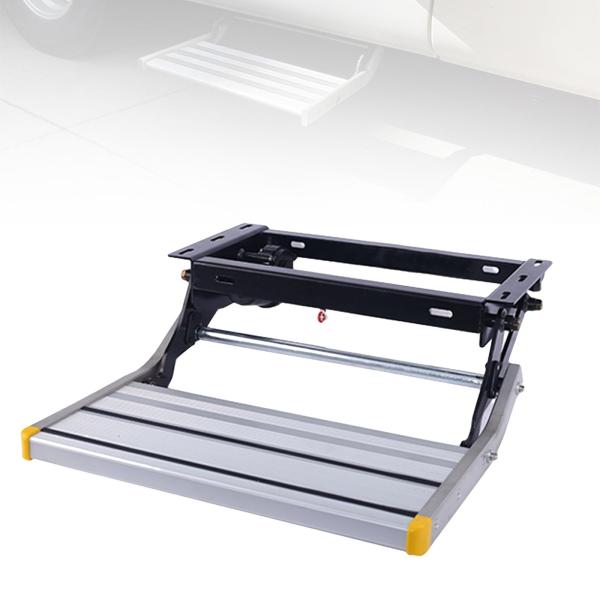 商品名:  Automatic RV Step Assembly, 200kg/440 Lbs, Anti-Slip Steps, Aluminum Alloy Single Ladder Step Telescopic Folding R...