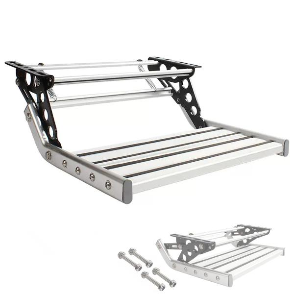 商品名:  Rv Step, 200kg / 440 Lbs Capacity, Rv Camper Steps, Aluminum Alloy Telescopic Folding Rv Entry Stair Fit, for Rv C...
