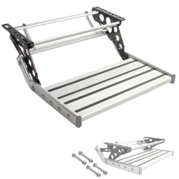 商品名:  Rv Step, Rv Step Camper Stair, Powder Coat, Anti Slip Steps, Compact Expand or Collapse, 200kg/440 Lbs Capacity, f...