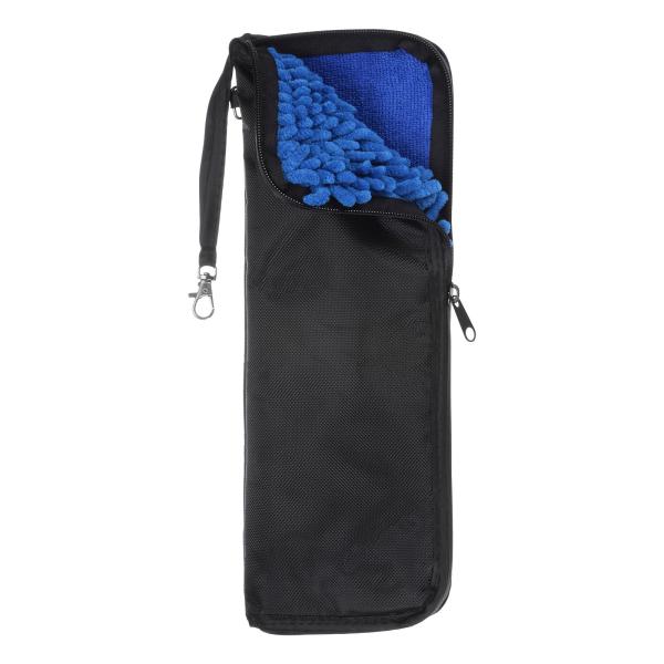 商品名: HARFINGTON (ハーフィントン) 傘バッグ 濡れた旅行用傘用 ポータブルカバー キャリー収納スリーブ コンパクトな折りたたみ傘 旅行 自宅 アウトドア, ブラック/ブルー, 4.9"x14.2" HARFINGTON Um...