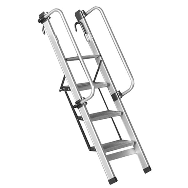 商品名:  Blazea Lightweight Aluminum Loft Ladders 4 Steps, Folding Bunk Ladder for 1-1.2m High Bed, Portable Step Stool Lad...