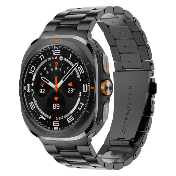 商品名: SPGUARD(スガード) バンド Galaxy Watch Ultra 47mm (2024年) 用 隙間のないメタルバンド Samsung Galaxy Watch 7 Ultra 47mmに対応 男女兼用 ステンレススチール...