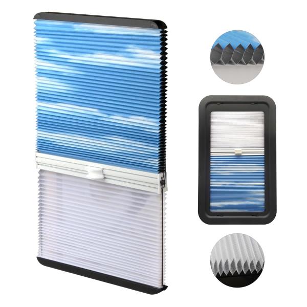 商品名: RVドアウィンドウ交換用 Lippert Prepped Entry Door、30.5 cm x 53.3 cm、薄いシェード、RVドアウィンドウ、デイナイトコードレスセルラーブラインド キャンパーまたはトラベルトレーラーで利用...