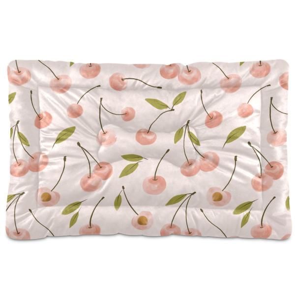 商品名:  FJDENG Cherry Fruit Pet Bed Soft Non-Slip Bottom Design Calming Dog Bed for Small Medium Dogs and Cats,36x24inブランド...