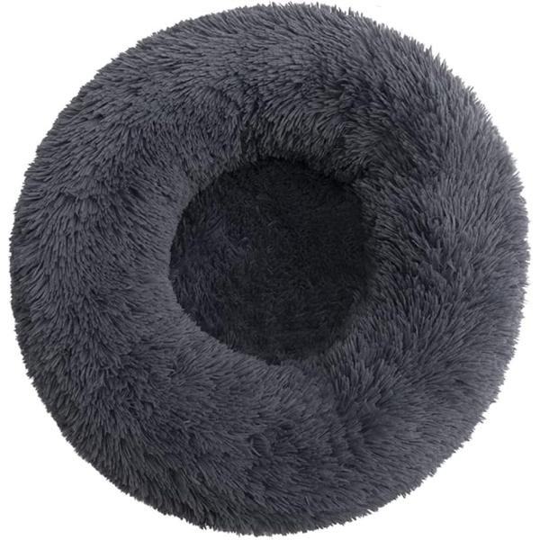 商品名:  Hoddhydhsjsd Plush Fluffy Round Donut Cat and Dog Cushion Bed for Small Dogs, Cats, Kittens, Puppy - Calming Pet B...