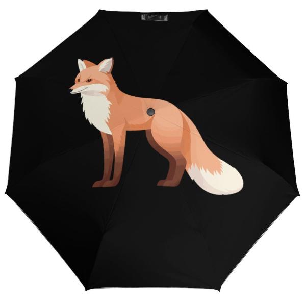 商品名:  Cartoon Red Fox Travel Umbrella Portable Compact Umbrella Automatic Open and Close Umbrellaブランド: 商品サイズ: One Size高さ...