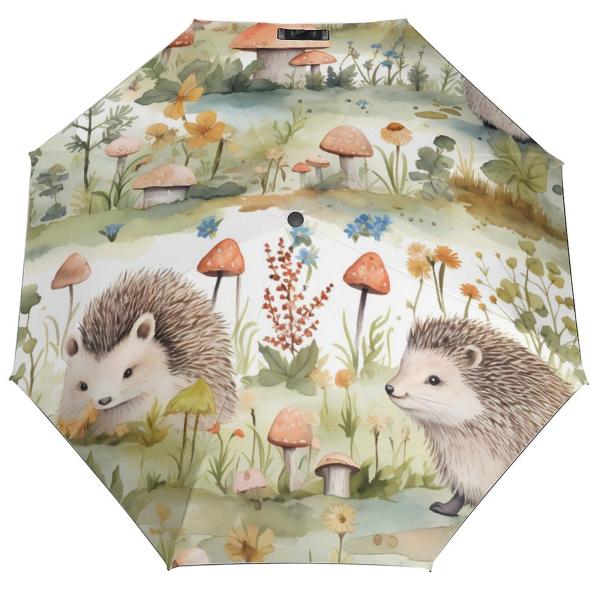 商品名:  Cute Animals Hedgehog Travel Umbrella Portable Compact Umbrella Automatic Open and Close Umbrellaブランド: 商品サイズ: One ...
