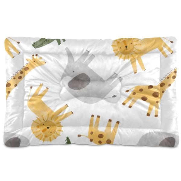 商品名:  FJDENG Safari Animals Pet Bed Soft Non-Slip Bottom Design Calming Dog Bed for Small Medium Dogs and Cats,36x24inブラ...