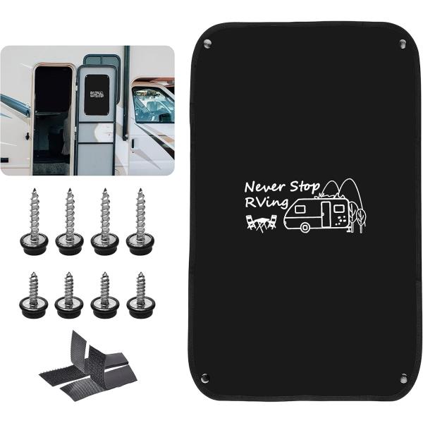 商品名: RVGUARD RVドアウィンドウシェードカバー - RV遮光ウィンドウカバー プリント付き 紫外線防止 プライバシー保護 (16インチ x 25インチ、RVを止めない) RVGUARD RV Door Window Shade ...