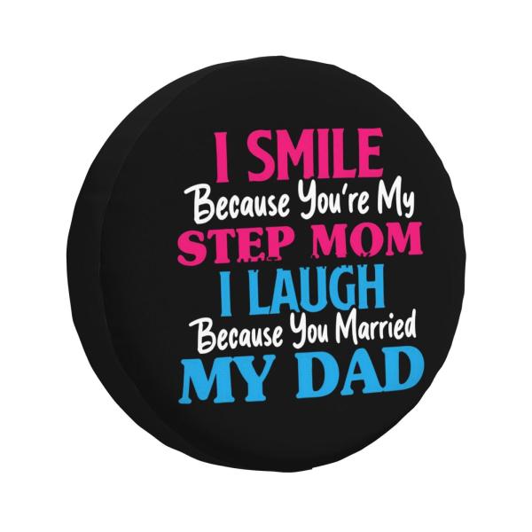 商品名:  Generic Im A Hot Step Mom Funny Tire Cover Universal Fit Spare Tire Protector for Truck SUV Trailer Rv, 15 inch, B...