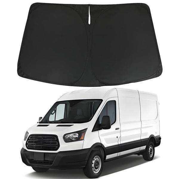 商品名:  D-Lumina Windshield Sunshade - Compatible with Ford Transit(Van XL, Wagon XL, Wagon XLT)2015 2016 2017 2018 2019 2...