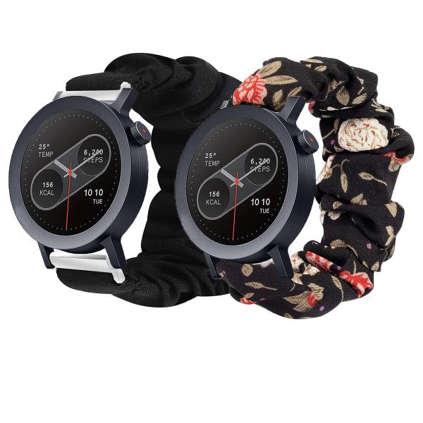 商品名: Lamshaw CMF Watch Pro 2用バンド、布製伸縮シュシュゴム時計バンド レディース かわいい交換用ストラップ CMF Watch Pro、Watch Pro 2スマートウォッチに対応, 22mm size band...