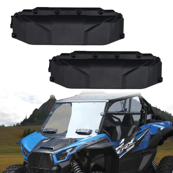 商品名: AUPOWER UTVフロントガラス通気口セルフインストールキット Can-am Maverick Commander用 UTVルーフ換気アクセサリー ハードコートポリカーボネート窓ベント用 Polaris RZR General...