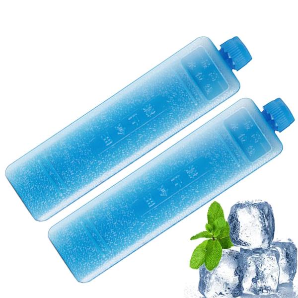 商品名:  Freezer Ice Packs - Ice Block 2, Reusable Ice Packs | Large Long Lasting Ice Packs Food Storage, Portable Ice Pack...