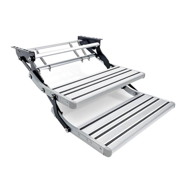 商品名:  Camper Steps,Double Electric RV Step Assembly,RV Alumi-Tread Electric Step,Step for Camper Collapsible Easy To Ins...