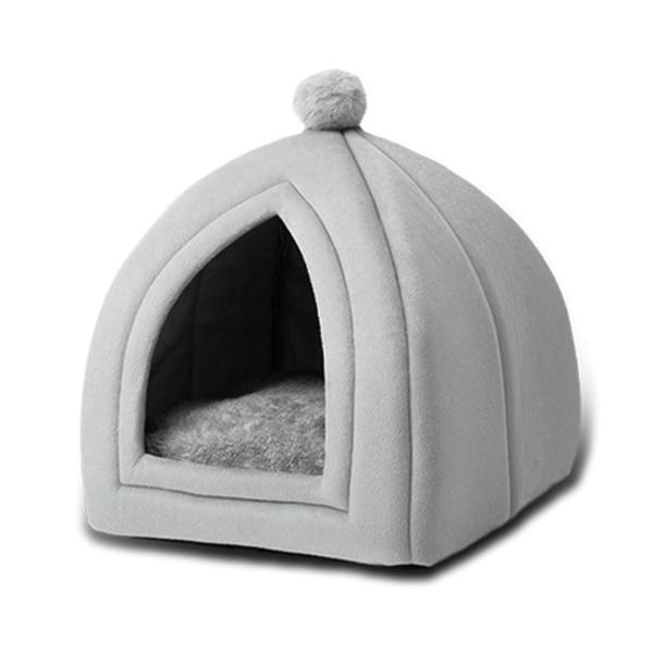 商品名:  HUANIZI Pet Tent Soft Bed for Small Dogs &amp; Cats Self-Warming Machine Washable Cave Dog House Green Light for G...