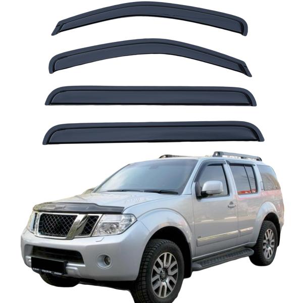 商品名:  Rain Guards Compatible with 2005-2012 Nissan Pathfinder, Acrylic Slim Style Window Visor Rain Guard, Side Window D...