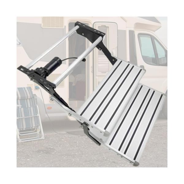 商品名:  Rv Steps Folding 2 Step,Rv Entry Steps Electric Double-Layer Drop Down Rv Stairs,Travel Trailer Accessories Door S...