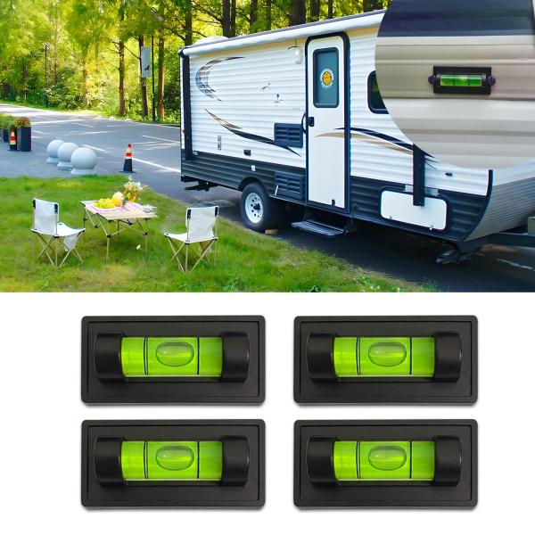 商品名: Tecledsn バブルスピリットレベル4個、RVレベルバブル、磁気RV標準レベル、RVレベラーレベリングツール、RVレベルインジケーターターンテーブルユニバーサルフィット RVキャンパー、トラベルトレーラー、キャンピングカー用 ...