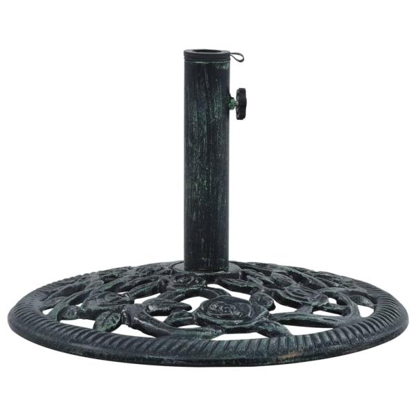 商品名:  Umbrella Base Green 19.8 lbs 15.7" Cast Iron,Sturdy Cast Iron Umbrella Stand with Floral Design and Adjustable Ada...