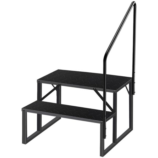 商品名:  Fiveshow 2 Step Ladder with Handrail, Swimming Pool Ladder Above Ground, 660 lb Load Capacity RV Steps with Anti-S...