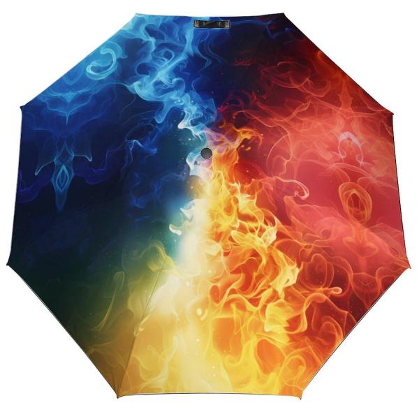 商品名:  Colorful Smoking Funny Folding Umbrella Auto Windproof Travel Umbrellas Strong and Portable for Outdoor Sun&amp;Ra...