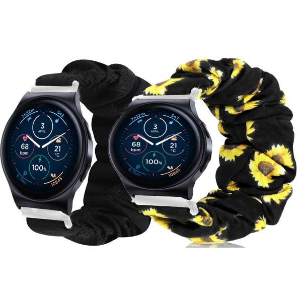 商品名:  Compatible for Moto Watch 120 Band, 18mm, 20mm, 22mm Fabric Elastic Scrunchie Elastic Watch Band Women Cute Replac...