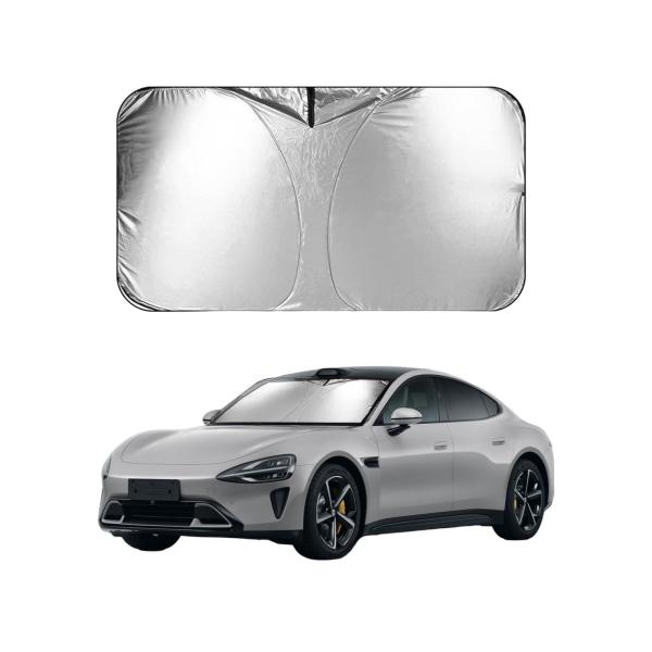 商品名: Leinouptのフロントガラスサンシェード/車のフロントガラスサンシェード/車用サンシェード。サンバイザーはセダンやSUVなどの車種に適しています。自動車の内装の日焼け止め、折りたたみ式、収納バッグ(小)。 Leinoupt W...