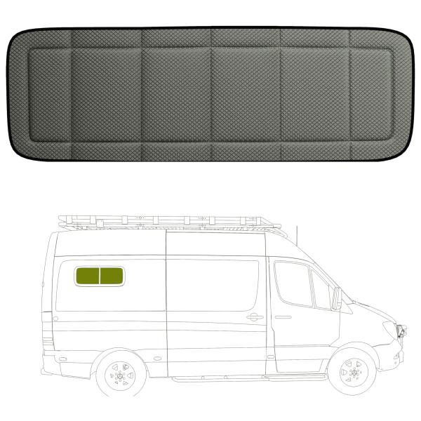 商品名: VANNCAMP オーニング バンクウィンドウカバー ユニバーサル サイドウィンドウシェード ベアメタル&amp;プラスチックフレーム用 VANNCAMP Window Cover for CRL Slider Bunk Wind...