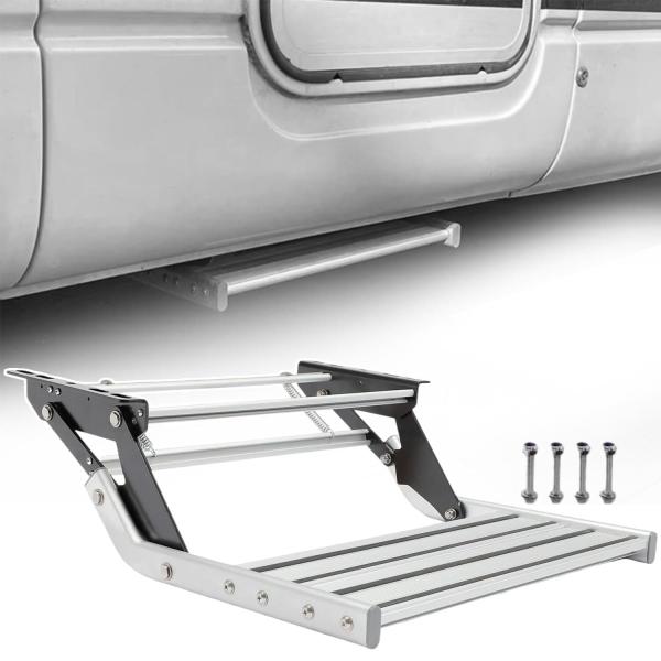 商品名:  SDdPulse RV Entry Steps, Manual Folding Aluminum Stairs, Caravan Steps, Stabilizer Kit, Suitable for Travel Traile...