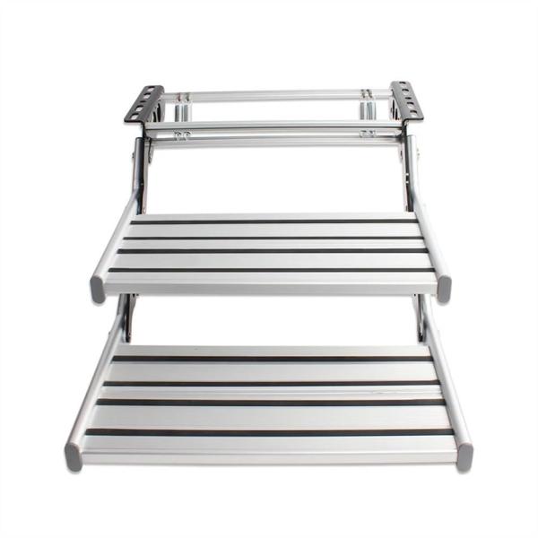 商品名:  RV Camper Aluminum Alloy Double Layer Manual Self Assembly RV Caravan Folding Step,Double Manual Stepブランド: SDdPuls...