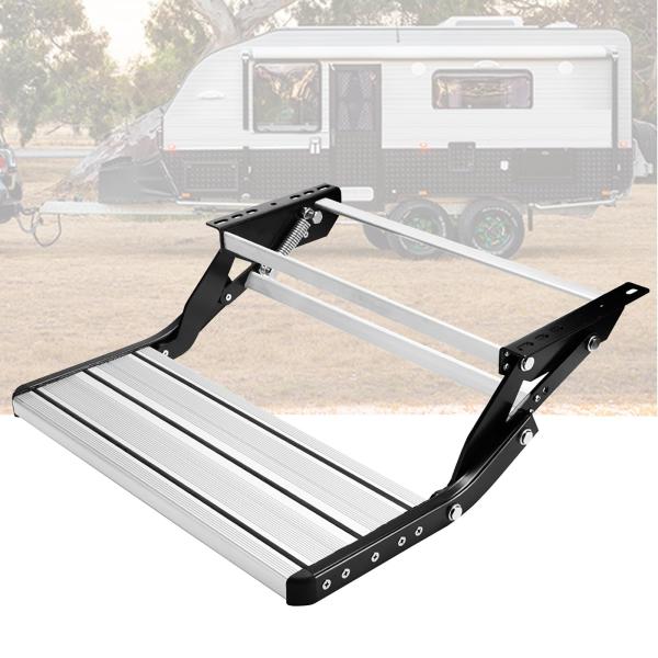 商品名:  SDdPulse Mobile Home Steps Manual RV Steps, Folding Camper Stair, Anti-Slip Rv Entry Steps, Camper Steps Single Dr...