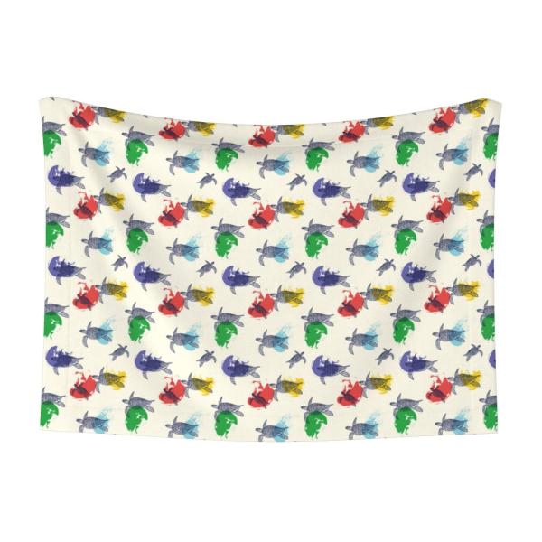商品名:  Qozbom Cartoon Sea Turtle Cat and Dog Blanket, Great Pet Throw for Puppy, Small Dog, Medium Dog &amp; Large Dog,So...