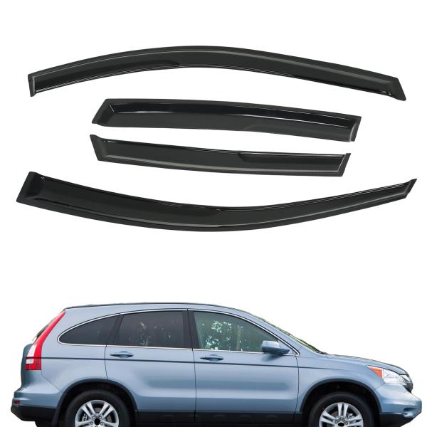 商品名: Silscvtt ウィンドウバイザー シェード サン レインウィンドガード 交換用 ホンダ CR-V 2007-2011用 Silscvtt Window Visors Shade Sun Rain Wind Guard Repl...