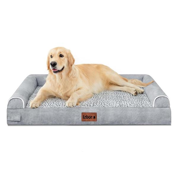 商品名:  Orthopedic Dog Bed for Large Dogs, Premium Memory Foam, Dog Mattress, Waterproof Couch with Removable Washable Cov...