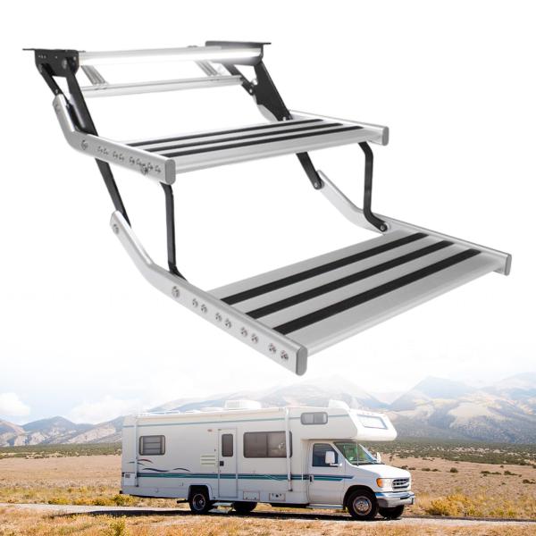 商品名:  Eastnmythet Folding Aluminum RV Steps, Electric/Manual Camper Steps, Non-Slip RV Entry Steps for Entry, RV, Traile...