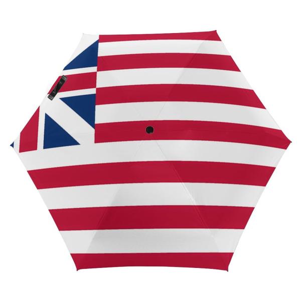 商品名:  U.S. And Union Jack Flag 5 Fold Umbrella Travel Portable Sun Rain Umbrellas UV Protection Printed Design for Women...